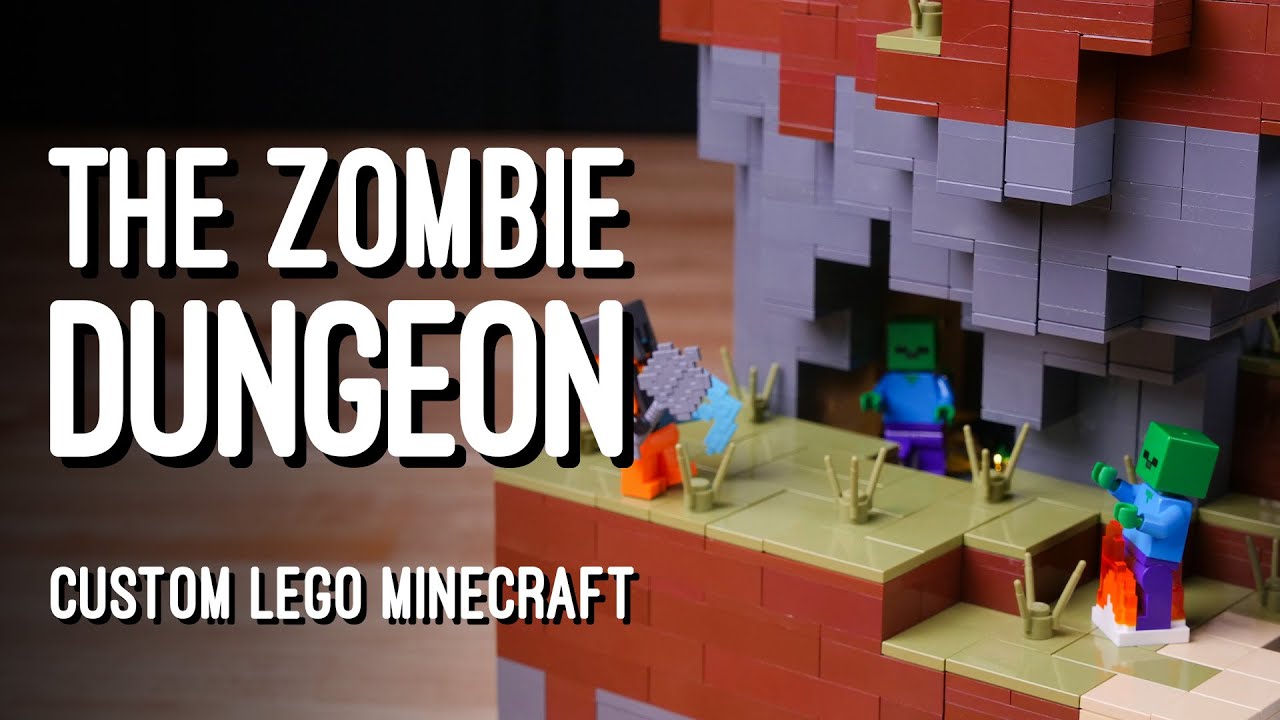The Zombie Dungeon | LEGO Minecraft Savanna Village - YouTube
