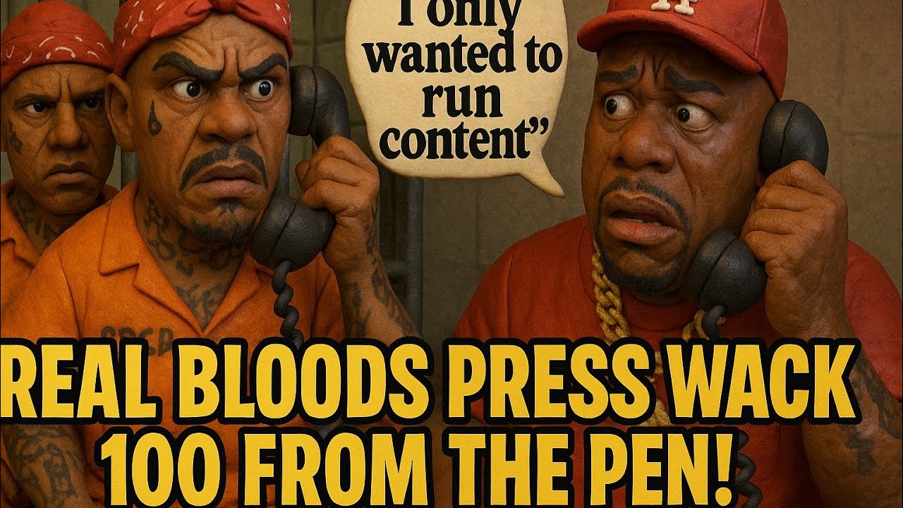 MORE PROOF WACK 100 IS A FAKE PIRU: BABY B BRAZY & REAL BLOODS PRESS WACK 100 FROM THE PEN - YouTube