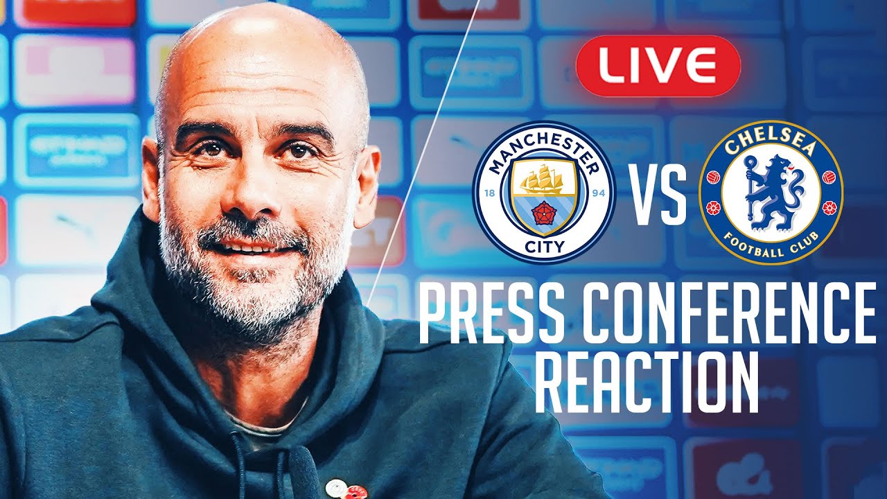 PEP GUARDIOLA PRESS CONFERENCE REACTION - LIVE - YouTube