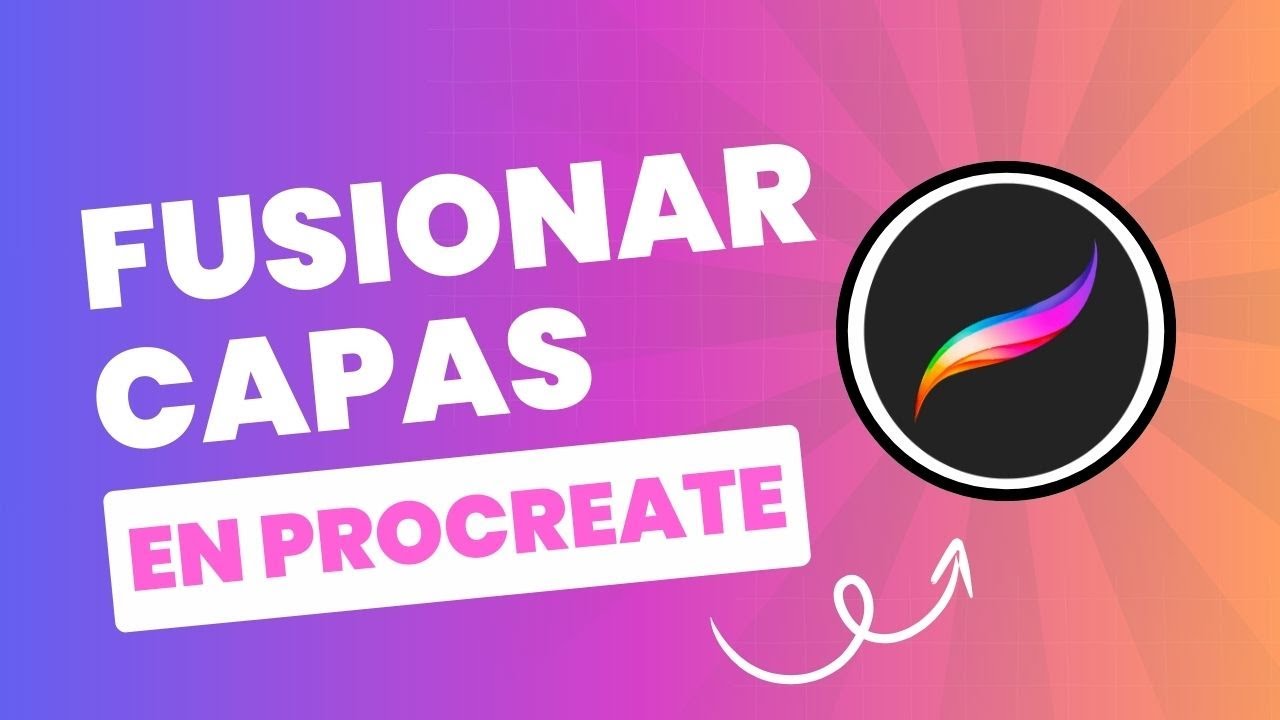 Cómo fusionar capas en Procreate - YouTube