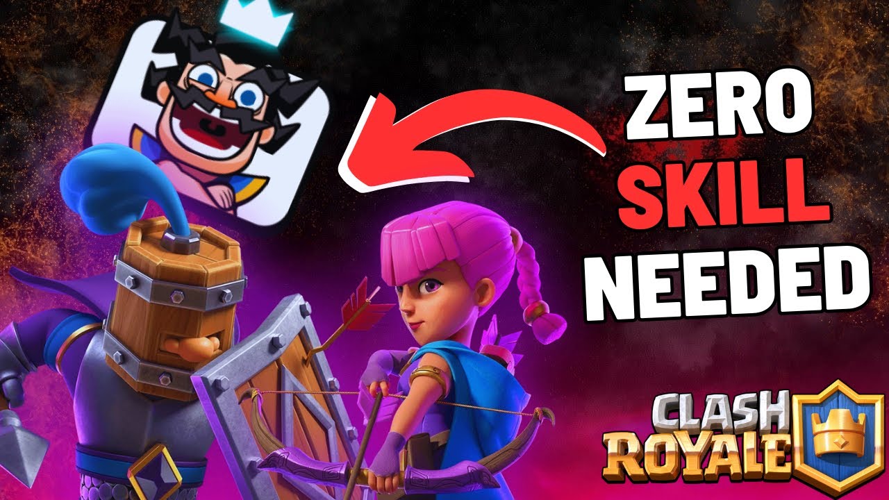 *ZERO SKILL NEEDED* To Dominate With This Deck! - Clash Royale - YouTube