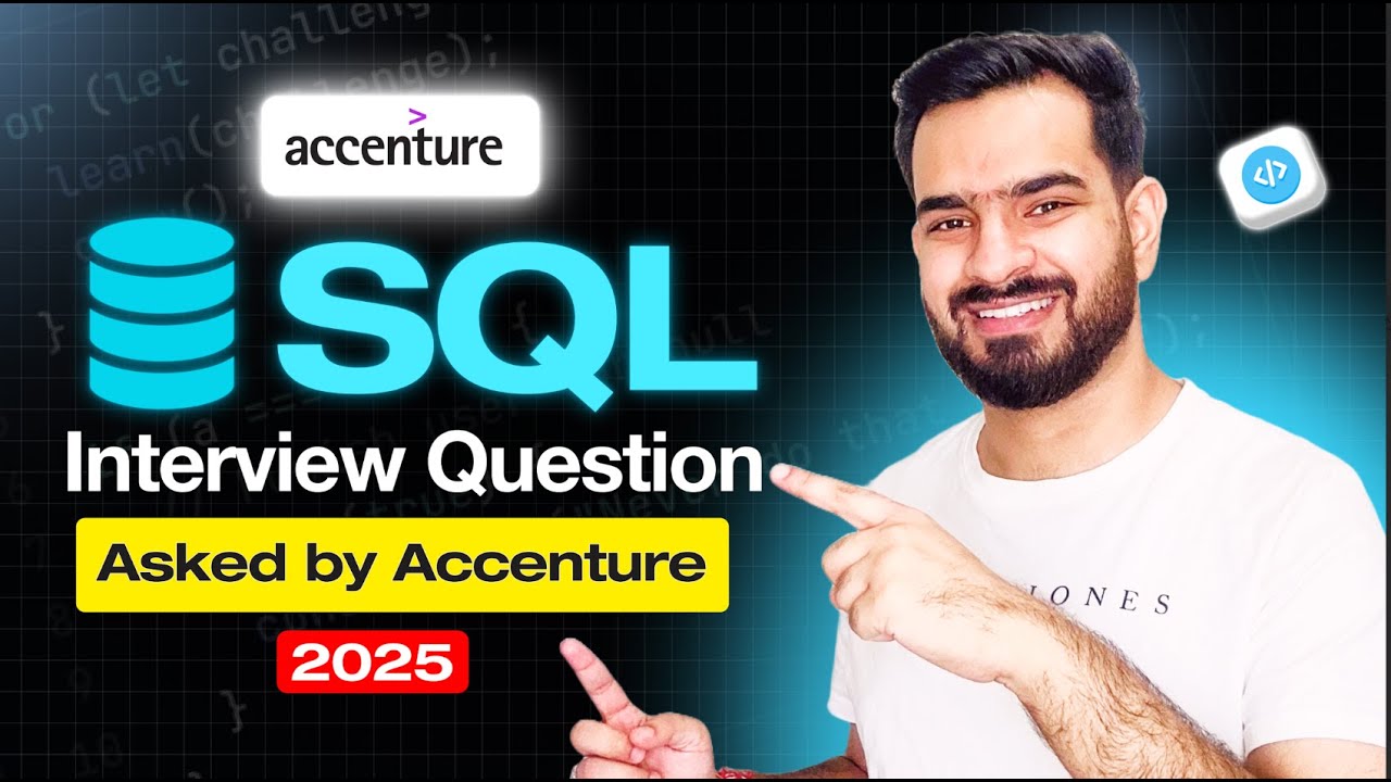 Accenture Sql Interview Question Sql Tutorial Raghav Decodes Youtube
