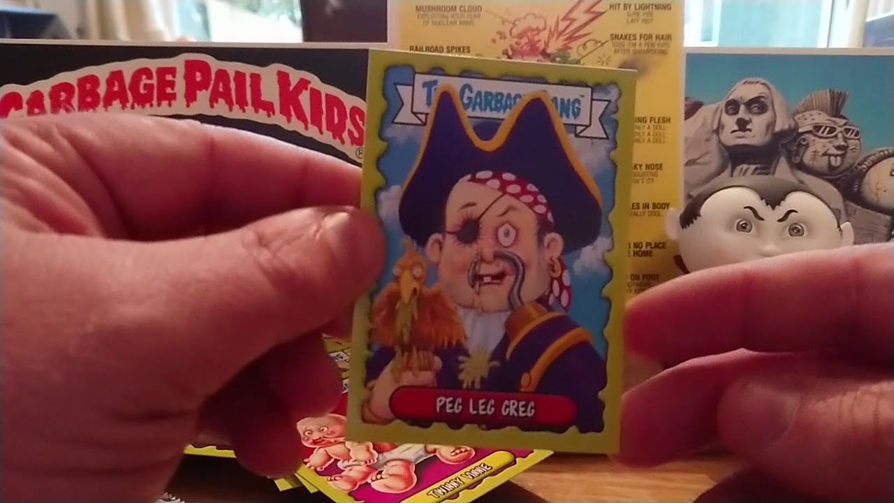 Topps garbage pail kids the garbage gang back in the UK - YouTube