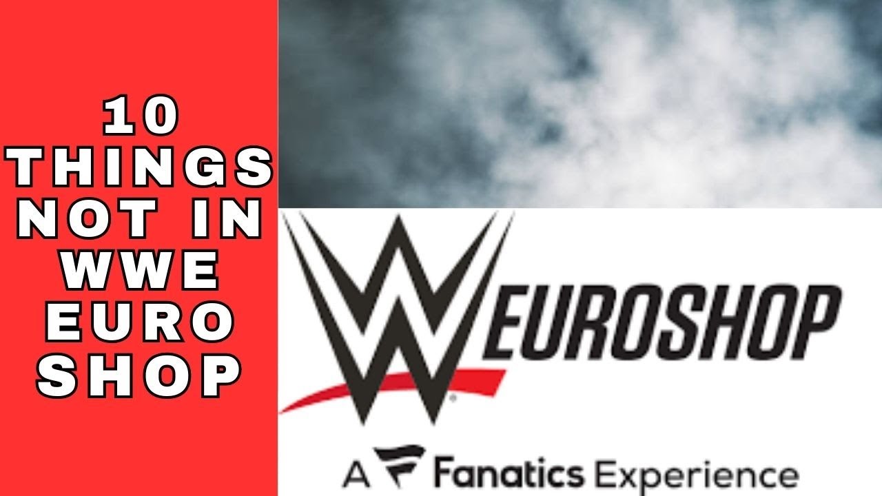 WWE Shop VS WWE EuroShop - YouTube