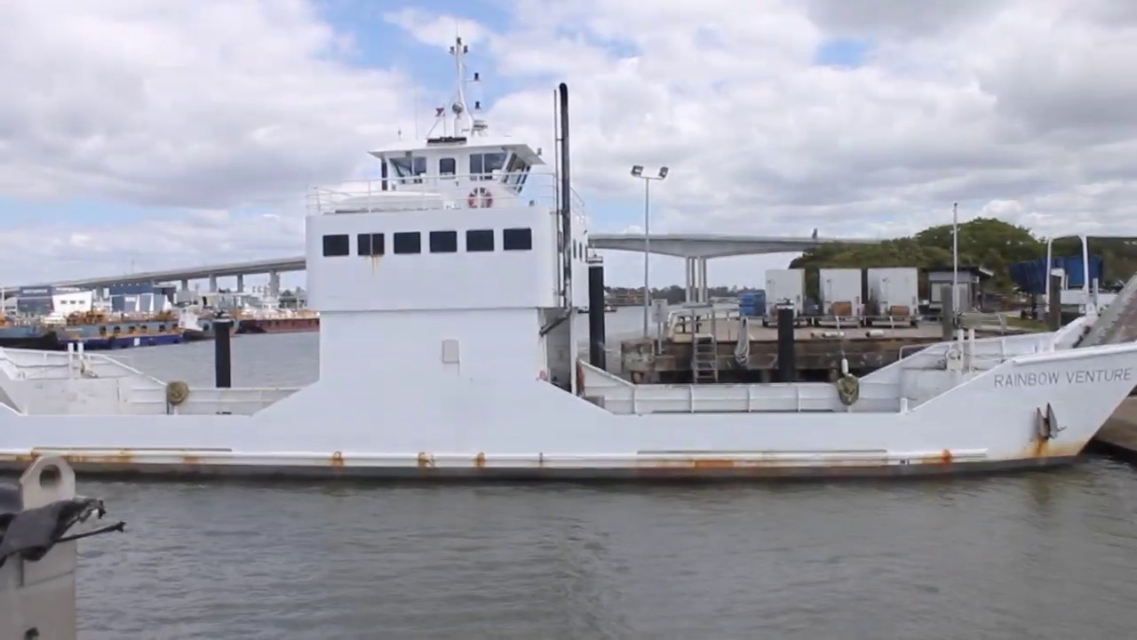 Tangalooma Flyer Departing Brisbane - YouTube