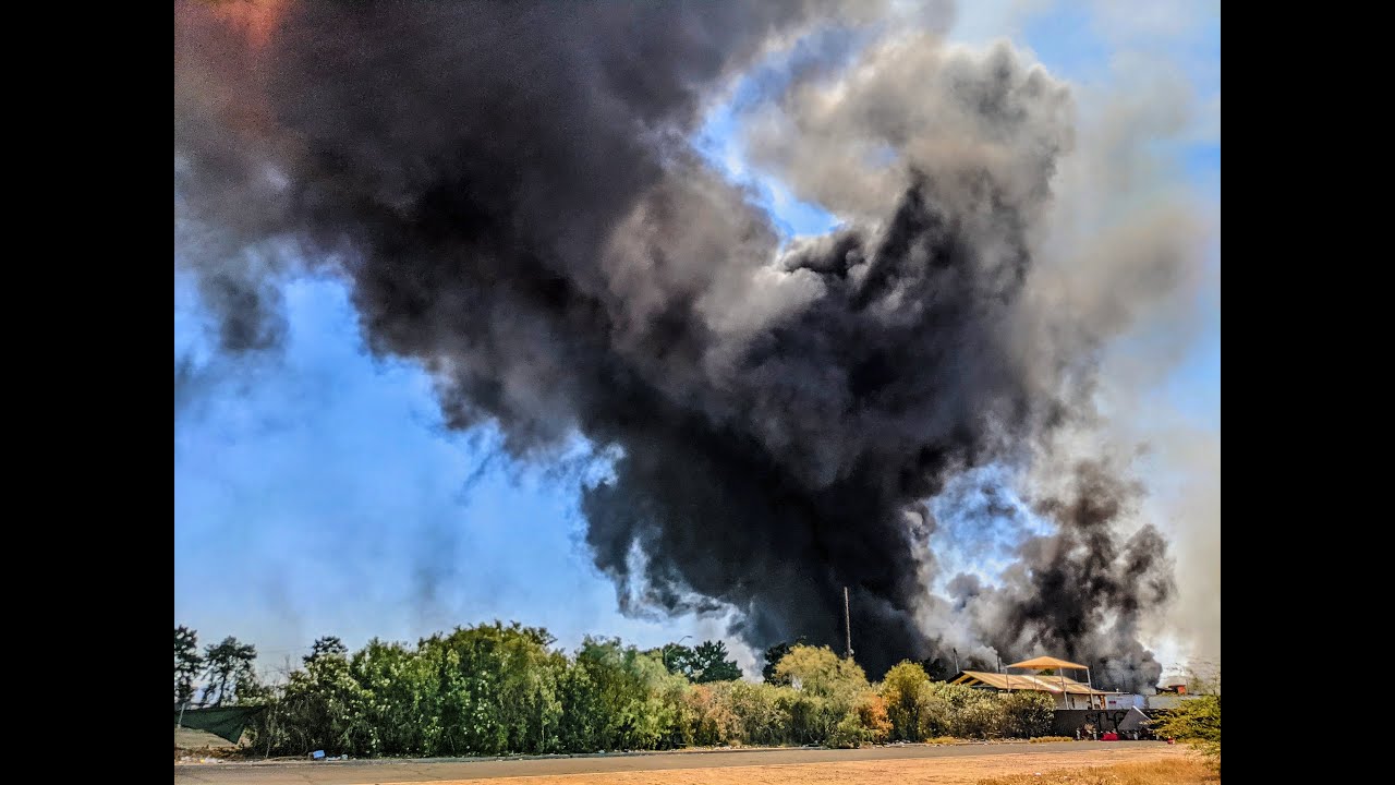 Massive Phoenix Fire Part 2 - YouTube