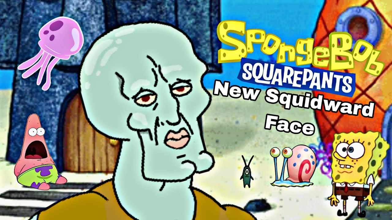 Sponge Bob New Squidward Face! DC2 ANIMATION - YouTube