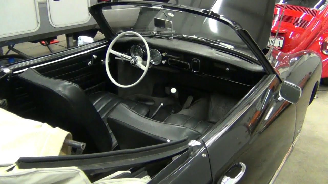 VW Karmann Ghia Convertible EV Conversion, Part 1 - YouTube