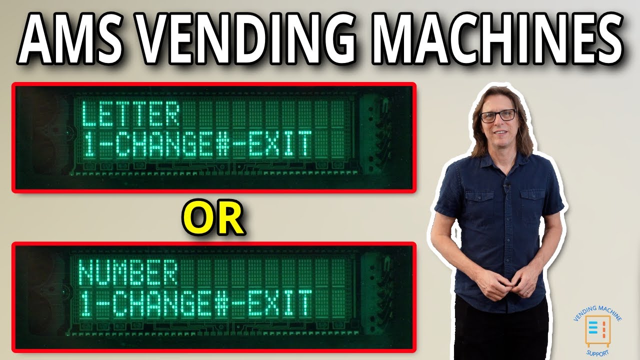 How to Switch Your AMS Vending Machine from Alpha Numeric to Numeric Selections | Step-by-Step ...
