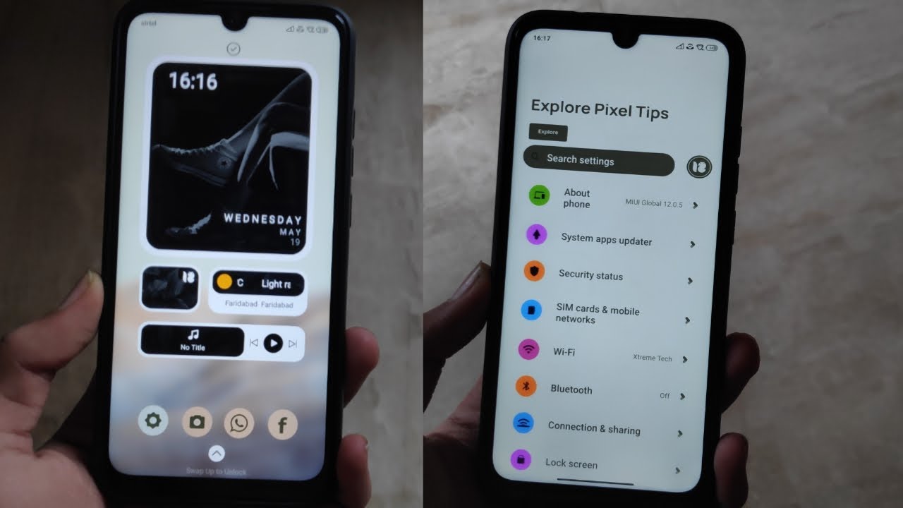 Android 12 Theme For Miui Devices | Amazing Ui | Android 12 Lock Screen ...