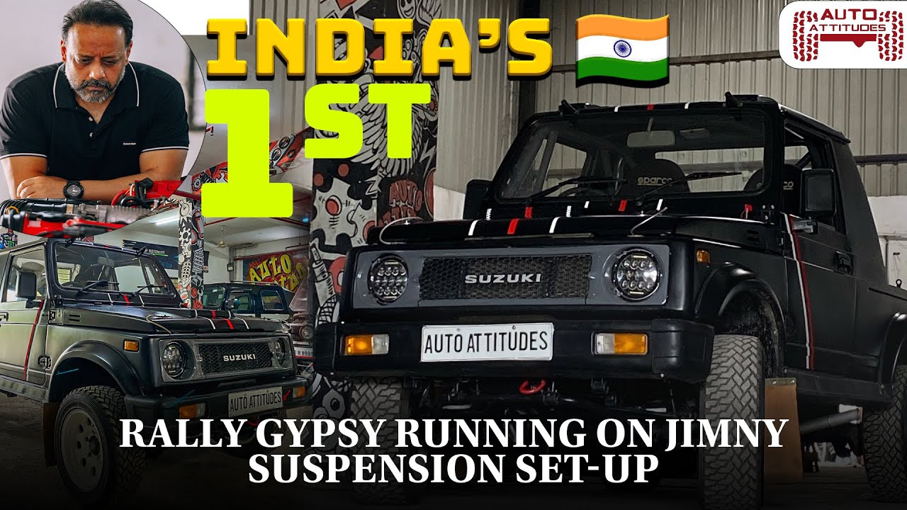 India’s 🇮🇳 First Rally Gypsy Running On Jimny Suspension Set-Up #gypsy ...