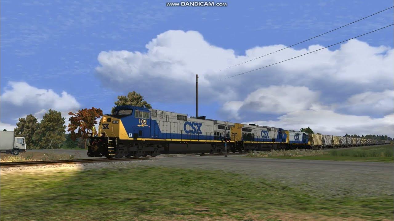 Train Simulator Classic CSX Grain Train - YouTube