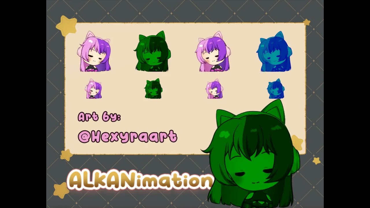 animated rainbowpls emote - YouTube