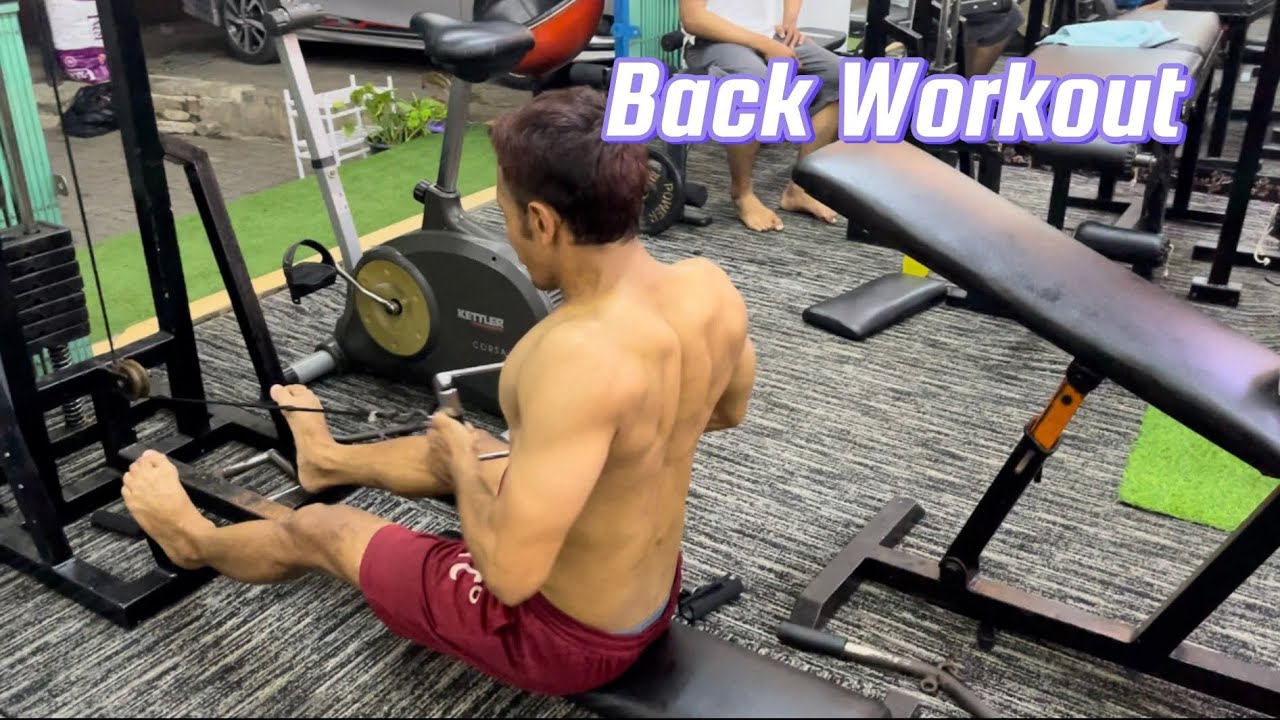 Vlog hari ini latihan otot back ditempat Gym - YouTube