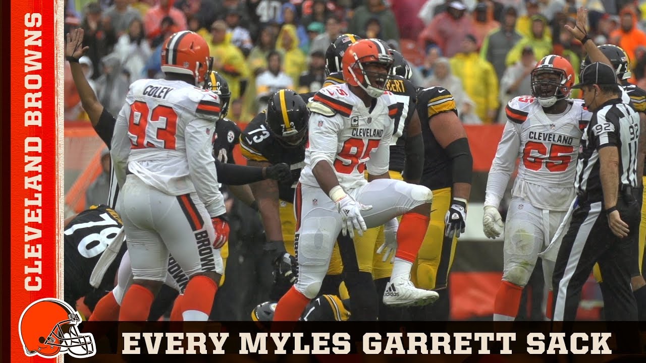 Top Plays: Every Myles Garrett Sack from the 2018 Season | Cleveland ...