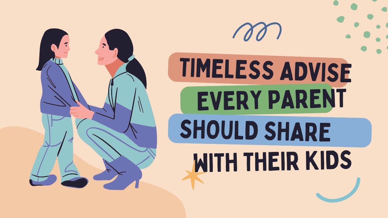 The MOST IMPORTANT Parental Advice I've Received - YouTube