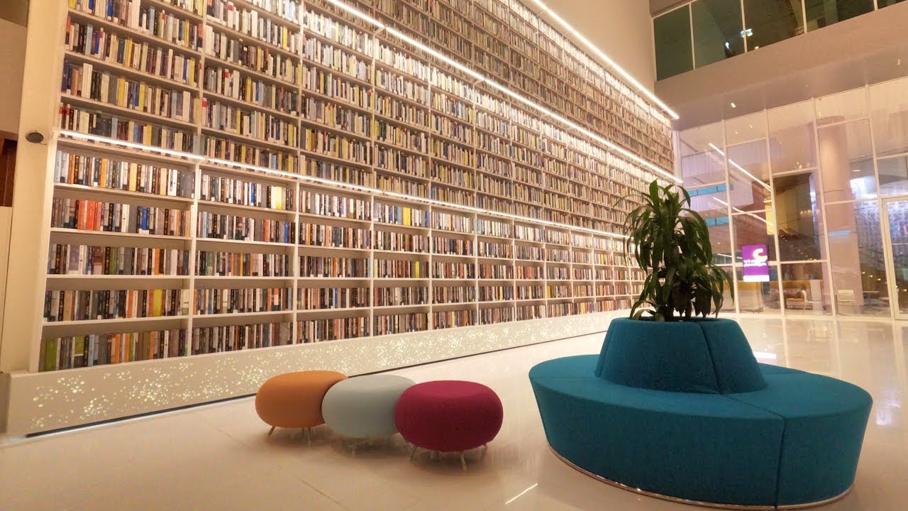 *New*Mohammed bin rashid library || The largest library in UAE 🇦🇪 || 4k ...