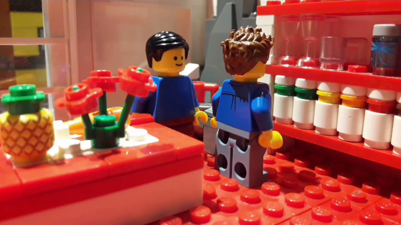 Lego Supermarket shopping - YouTube