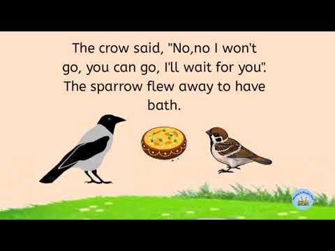 The crow and sparrow story l short story in English l Story l moral ...