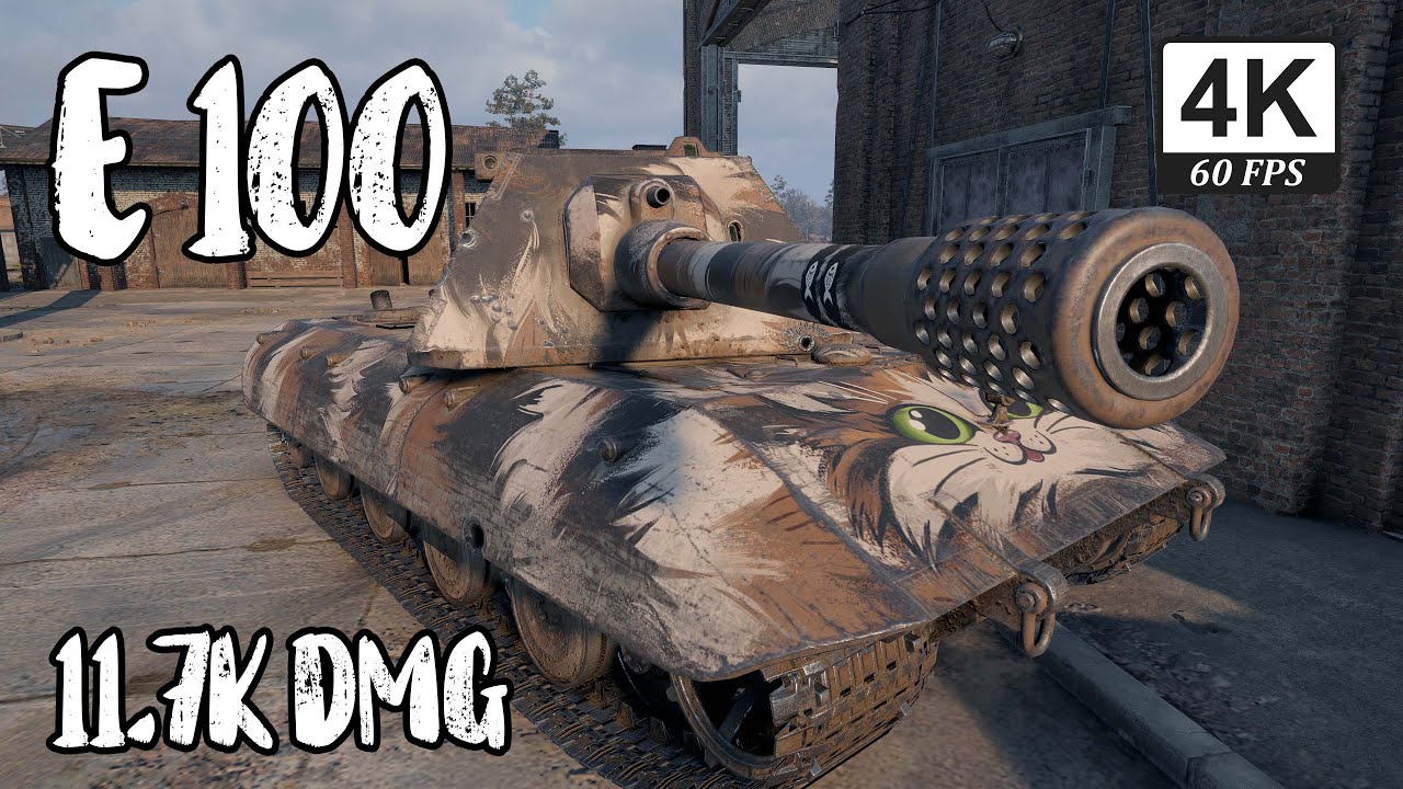 World Of Tanks E 100 (11700 Damage) - YouTube