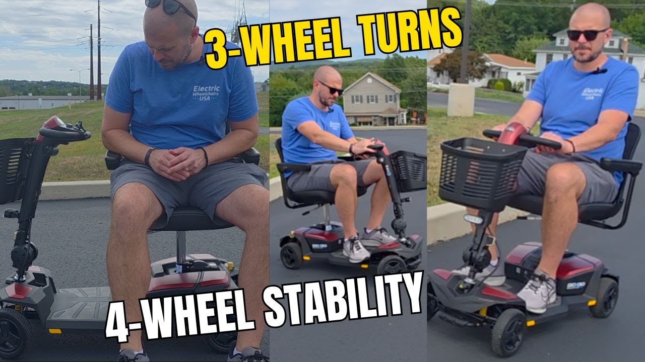 Tight Turns + Big Power! Pride Go-Go Endurance AL+ Mobility Scooter ...