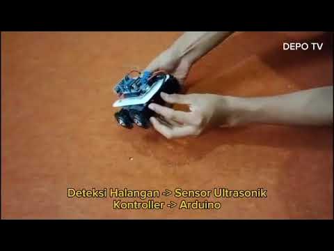 Robot Arduino Avoider Robot Penghindar Halangan hub WA 085646399200 - YouTube