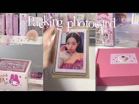 #3 ⊂⊃Packing kpop photocard💗˗ˏˋ ´ˎ˗ .* - YouTube