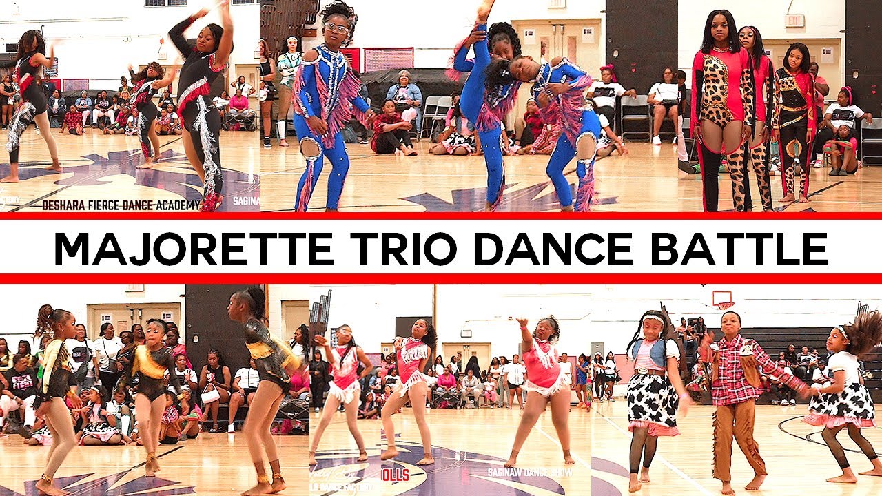 Majorette Trio Dance | HIGH SCHOOL COMPETITION | Pontiac, MI ...