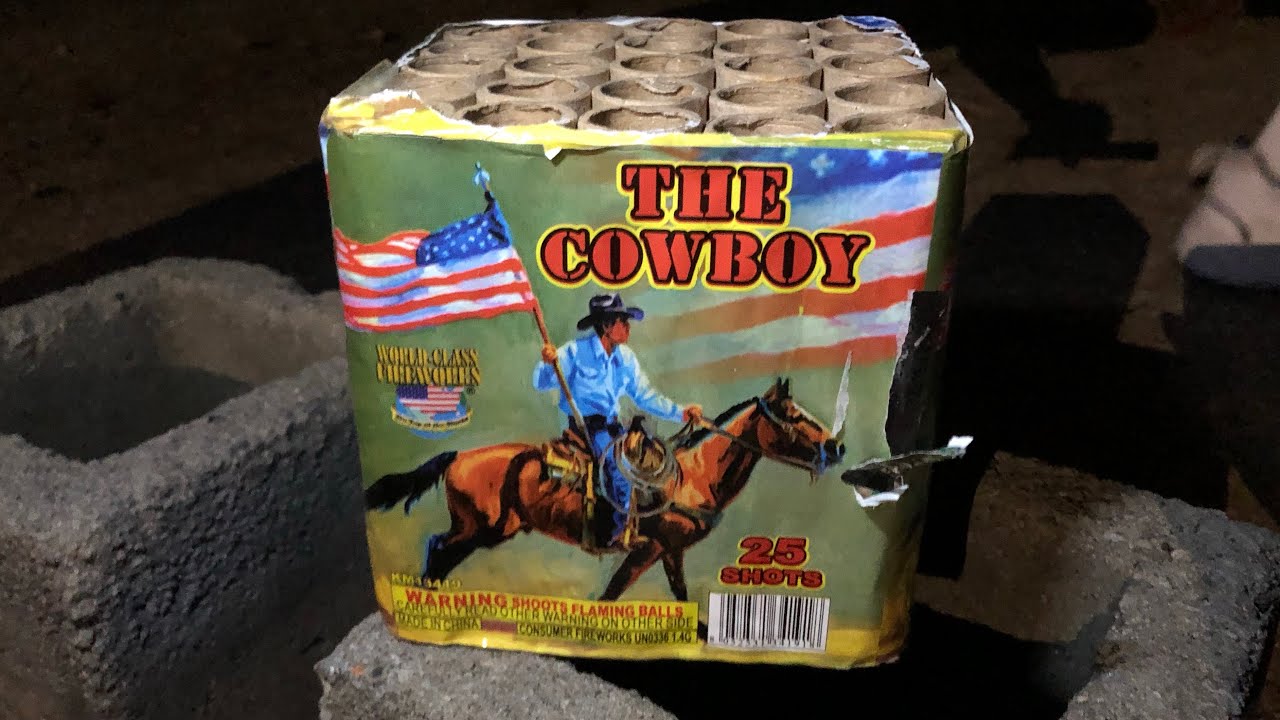 The Cowboy 25 shot // World Class Fireworks 200 grams - YouTube