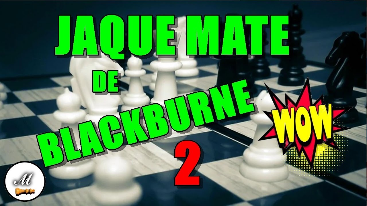 Jaque mate de Blackburne con un Caballo el Rey en Centro del Tablero ...