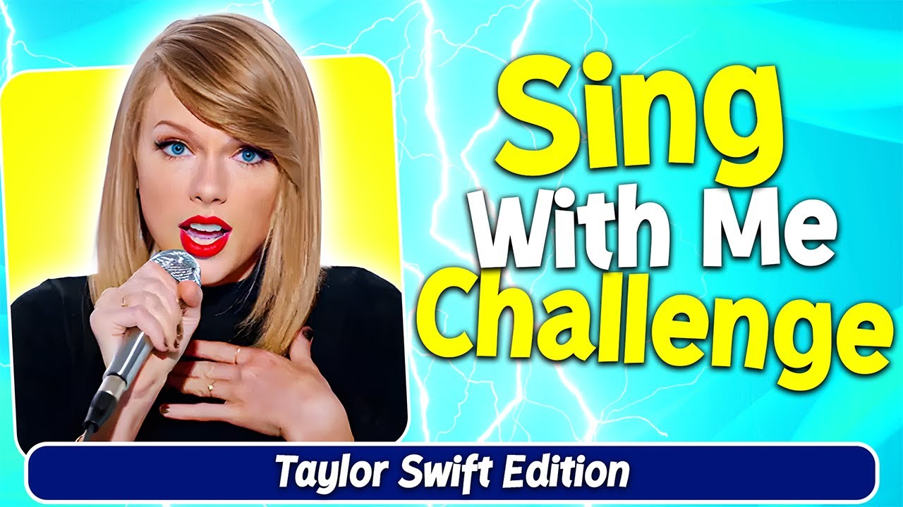 Karaoke Sing Off Challenge 😉 | Sing With Me : Taylor Swift Edition 🎶 ...
