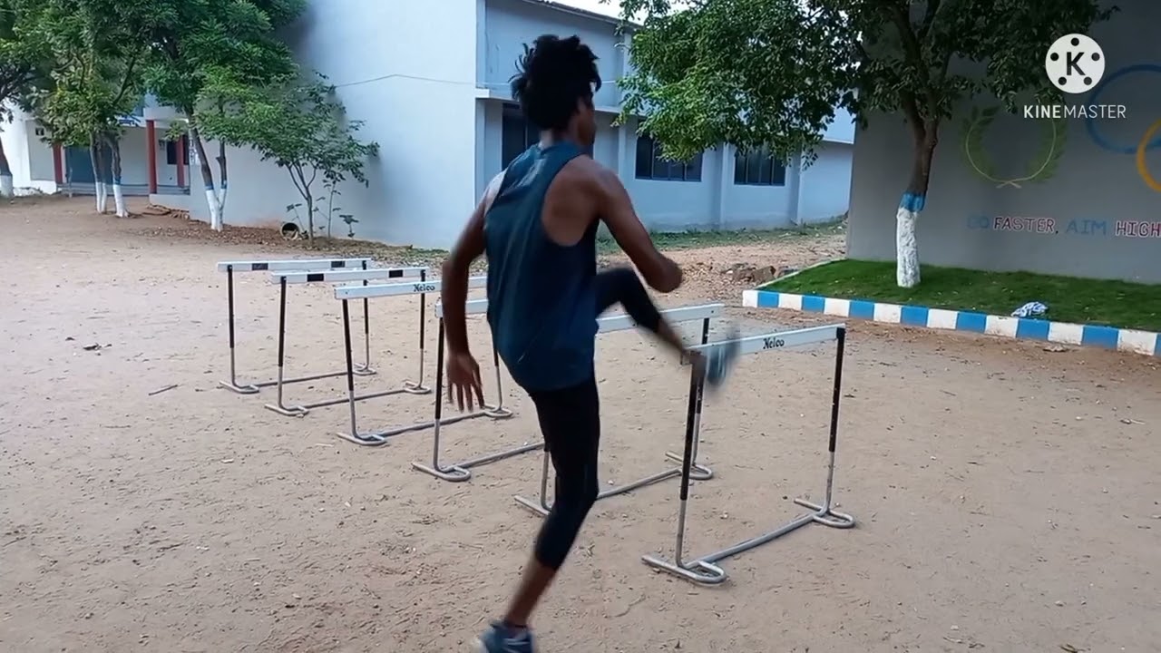 Hurdle mobility workout and jumpes - YouTube