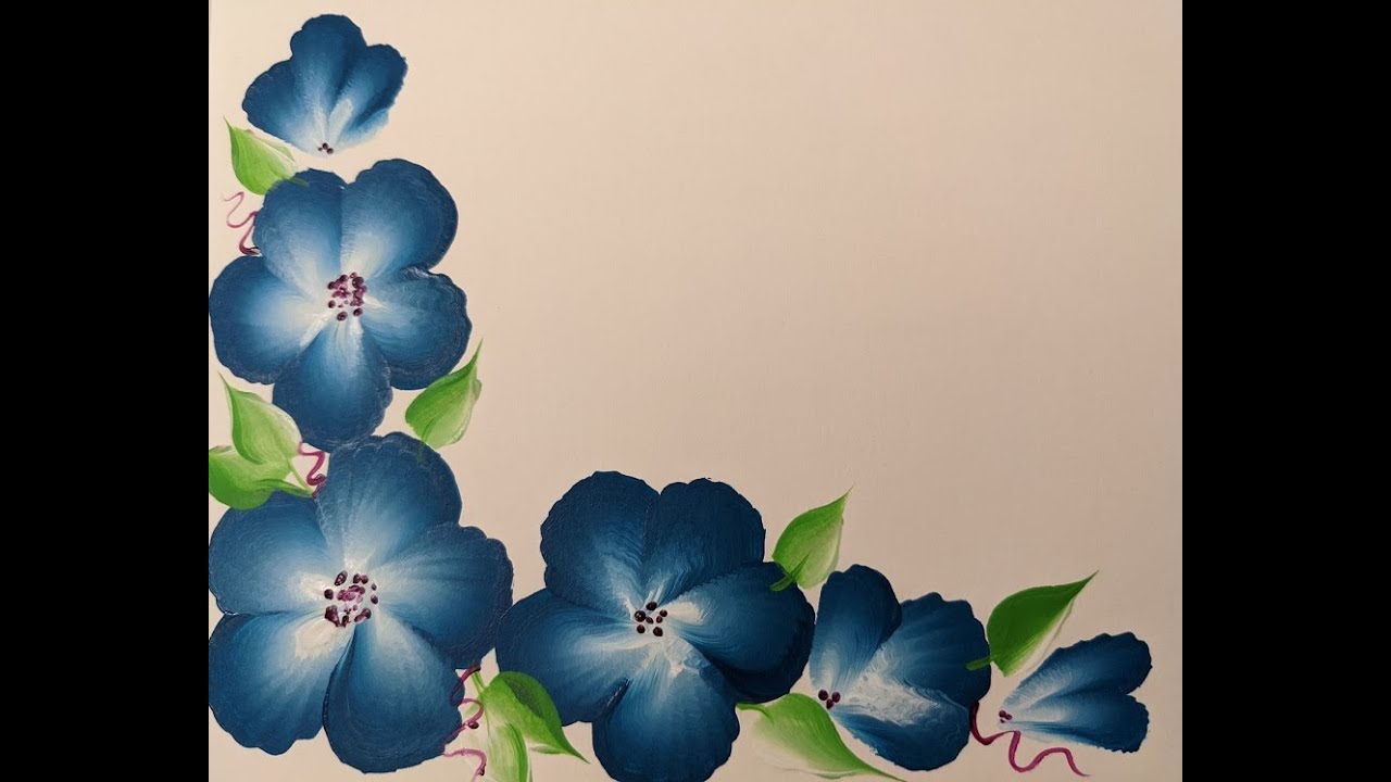 How to PAINT a Wiggle Petal Flower! A painting tutorial on WIGGLE ...
