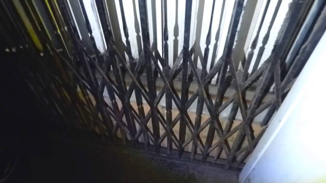 Detailed look at 60s Pickerings goods lift - YouTube