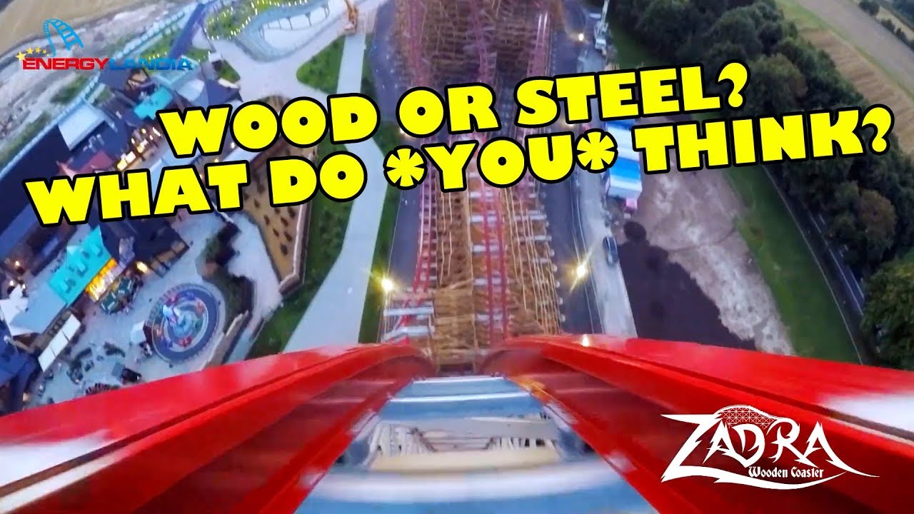 Zadra Roller Coaster REAL Front Seat POV Energylandia Poland - YouTube