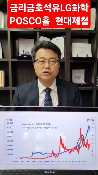 금리인하시 금호석유화학, LG화학, POSCO홀딩스, 현대제철의 과거 순이익 및 시가총액 추이 분석 및 미래 전망. 차홍선대표 #금호석유화학 #lg화학 #posco홀딩스 ...
