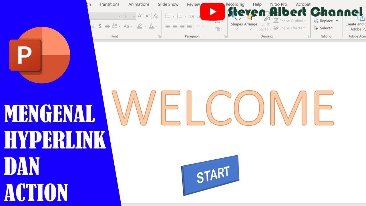 MENGENAL HYPERLINK DAN ACTION POWERPOINT - YouTube