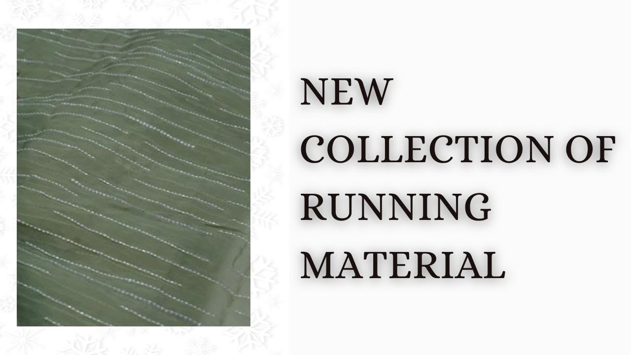 RUNNING MATERIALS COLLECTIONS - YouTube