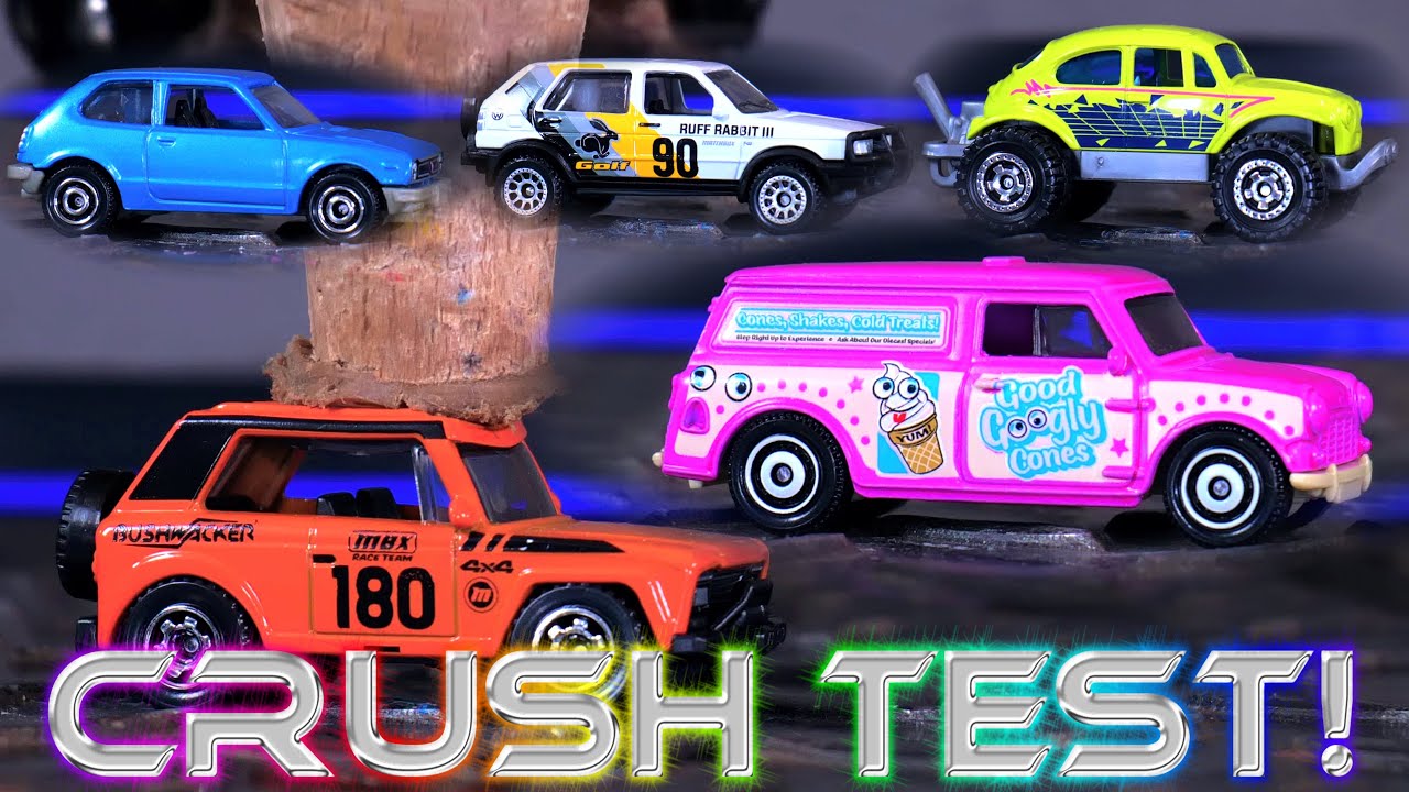 Experiment - Matchbox Car Crush Compilation! 😂 - YouTube