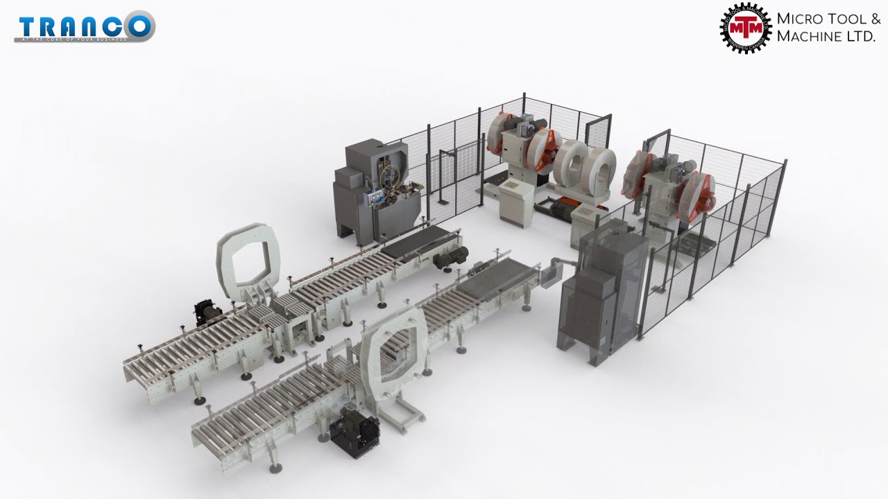 Tranco MTM Transformer Core Manufacturing line - YouTube