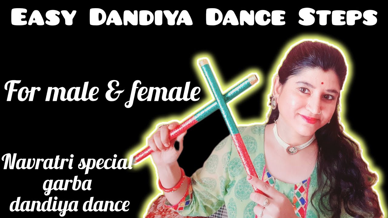 Easy Dandiya Steps | Learn Dandiya Dance for Beginners | Dance ...