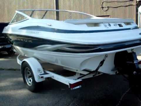 1999 Maxum 1900SR, 19 foot open bow, 4.3 V6, power tilt and trim, LOW ...