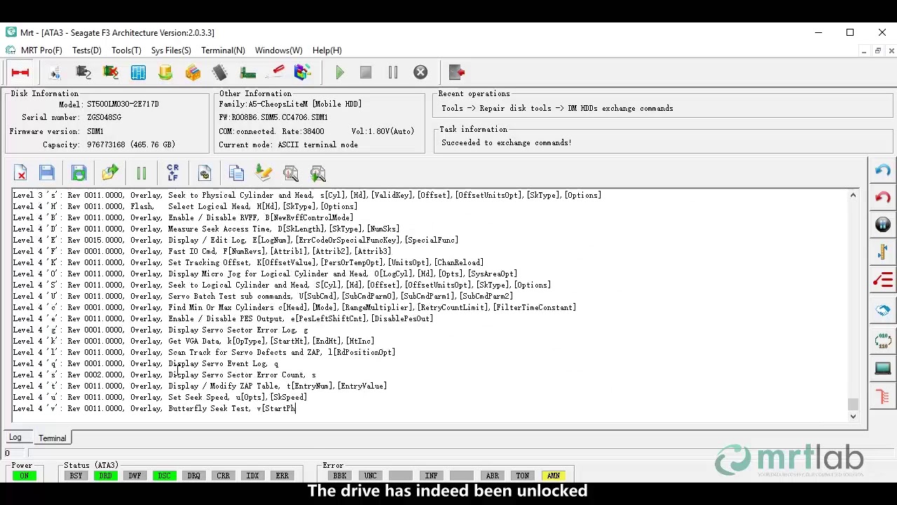 Seagate FW unlock - YouTube