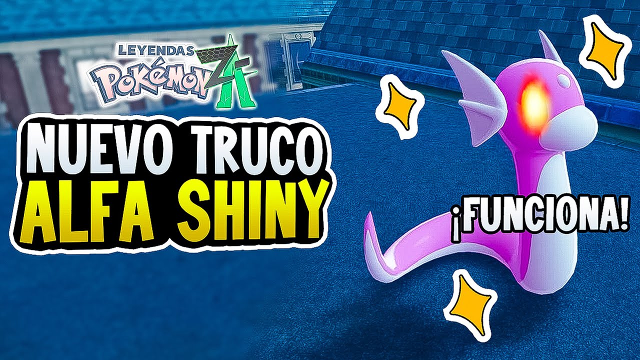 ¡TRUCO SECRETO para CONSEGUIR POKÉMON ALFA SHINY en Pokémon Leyendas ZA ...