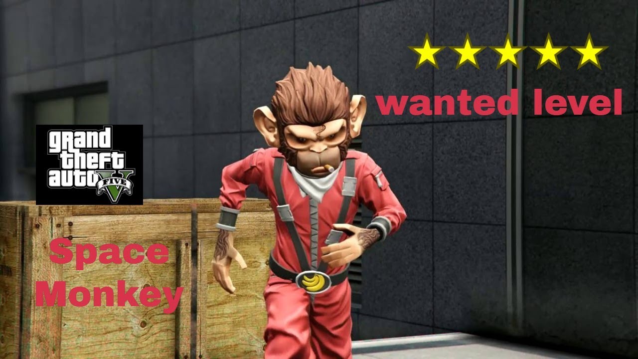 Grand Theft Auto 5 Space Monkey Destroying Cars And 5 star Wanted Level ...
