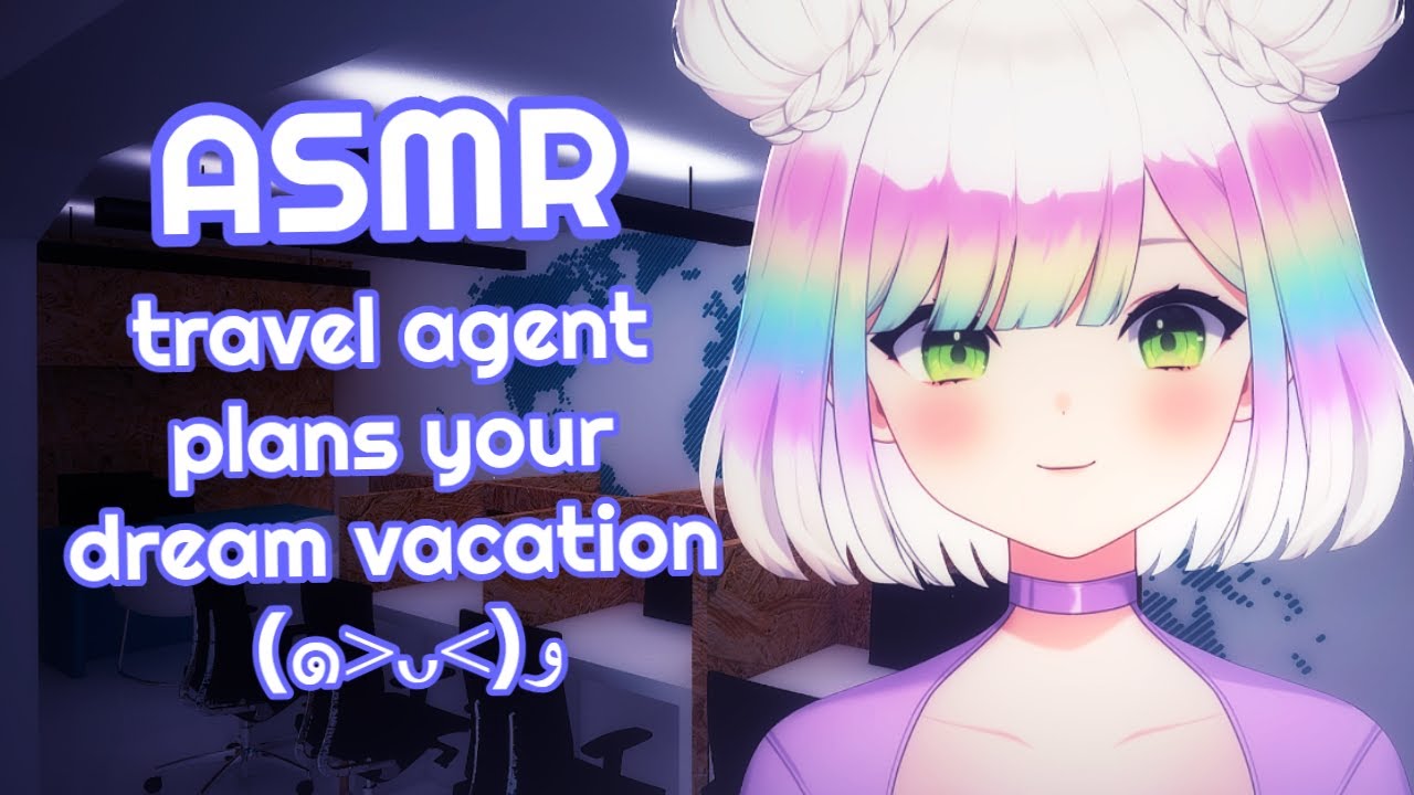 [ASMR] travel agent plans your dream vacation🏝 ️🌃 | soft spoken + typing | roleplay💓 | 3DIO # ...