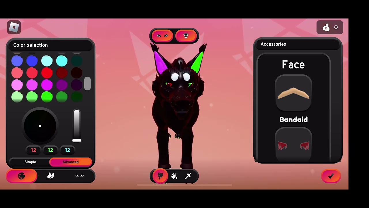 Making a cool wolf skin in wolves life dawn beta - YouTube