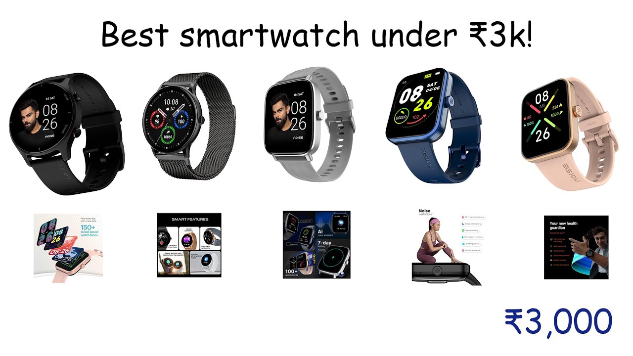 Best Smartwatch Under RS 3K In 2024!! - YouTube