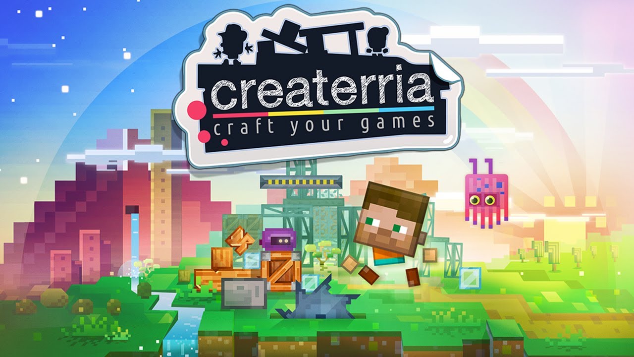 Official Createrria - Craft your Games Launch Trailer - YouTube