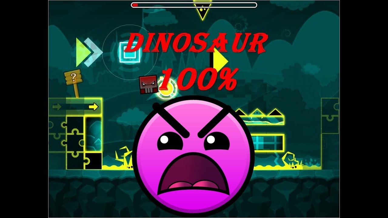 Geometry Dash - Dinosaur [PC] [Insane] - YouTube